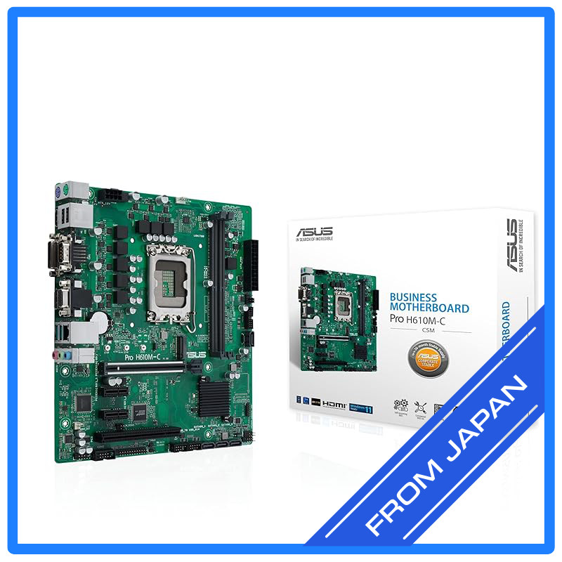 ASUS Pro H610 Micro-ATX Motherboard/PRO H610M-C D4-CSM/Japan Domestic ...