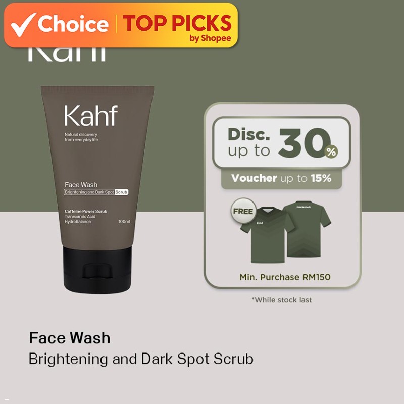 Kahf Gentle Exfoliating Face Scrub (100ml) | Shopee Malaysia