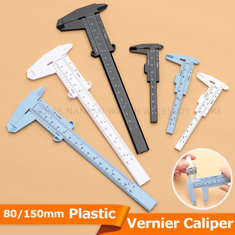 Portable Plastic Measuring Vernier Caliper 0-80mm 0-150mm Microblading ...