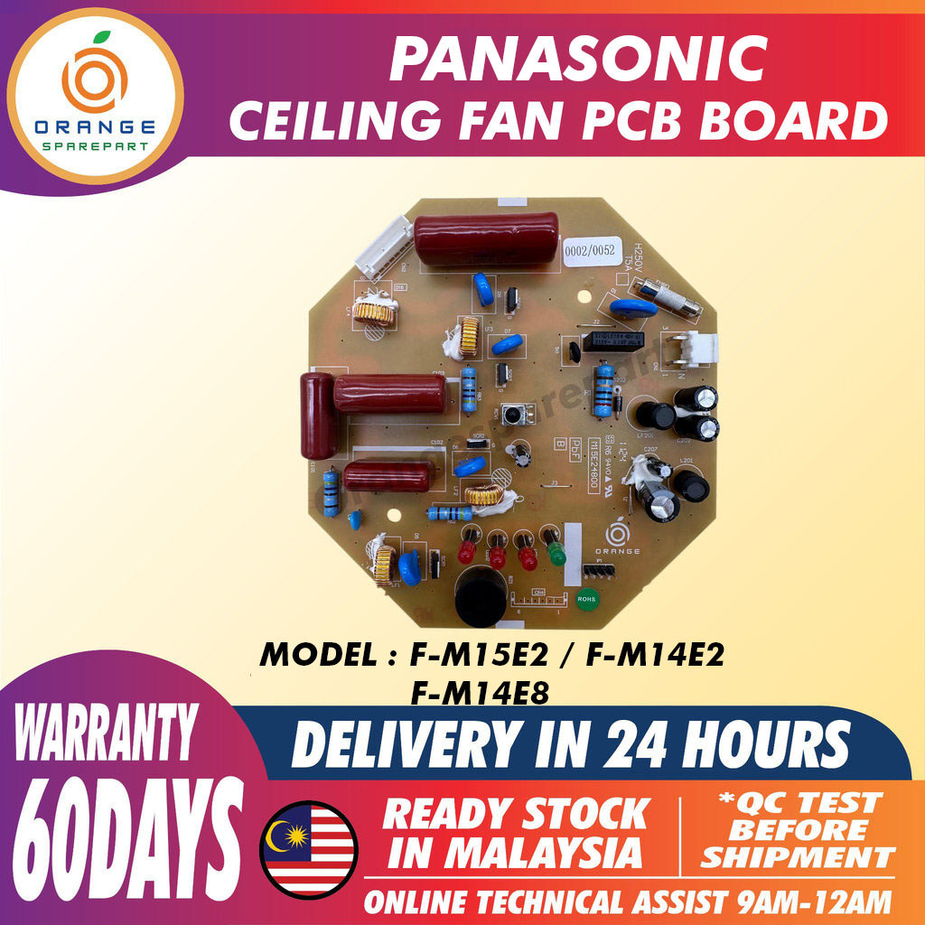 F-M15E2 , F-M14E2 , F-M14E8 Panasonic Ceiling Fan Pcb Board for Bayu ...