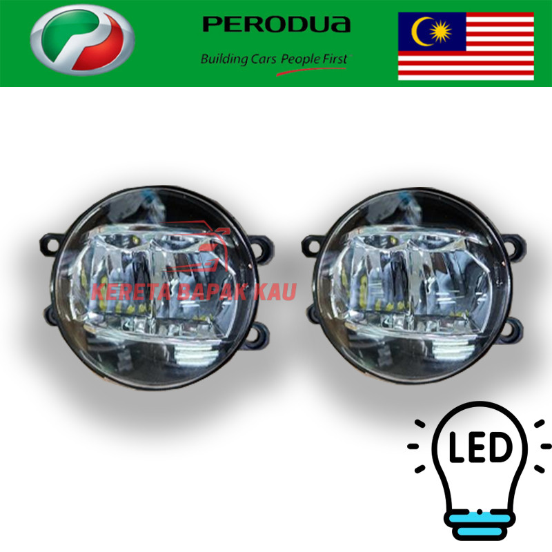 100%ORIGINAL MYVI LAGI BEST ALZA ARUZ AXIA BEZZA LED FOG LAMP LEFT AND ...