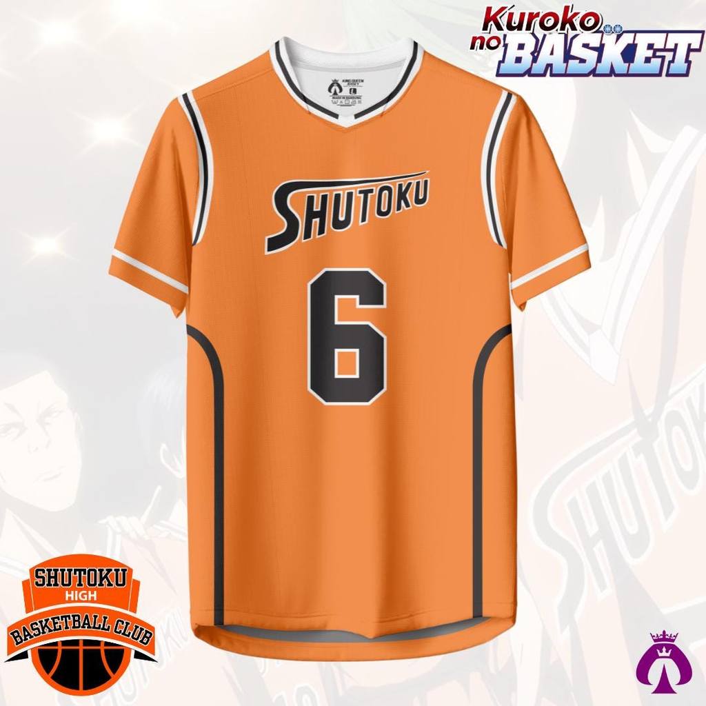 Shutoku Jersey Kuroko's Basketball Custom Name & Number/ Jersey ...