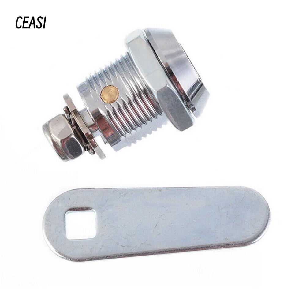 CEASI Mechanical Tongue Lock Desk Plum Blossom Key Safe Deposit Box ...