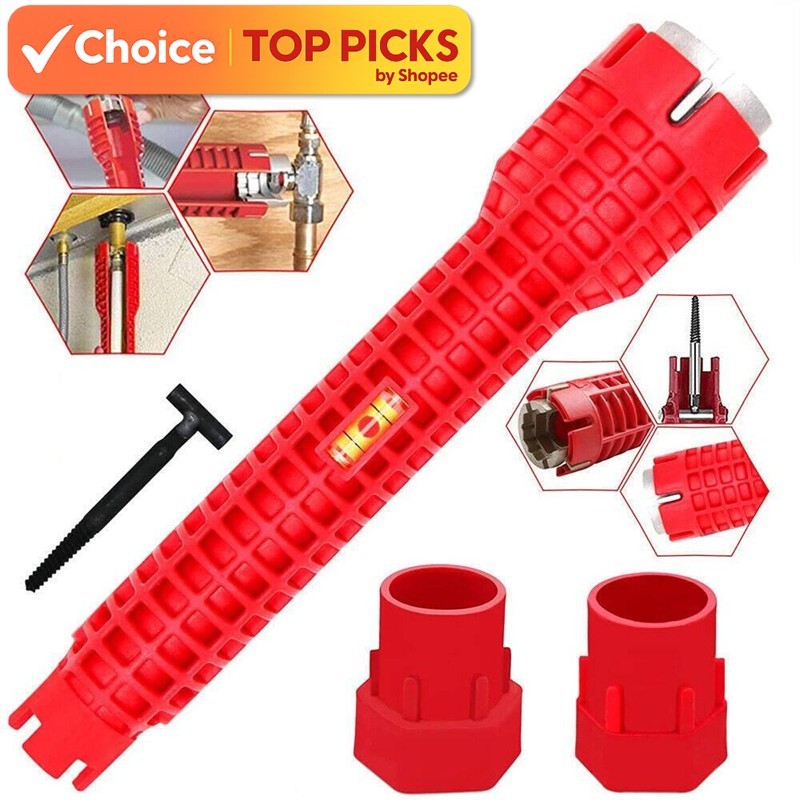 Faucet and Sink Installer Tool (8-in-1) - Extra-Long Kitchen and ...