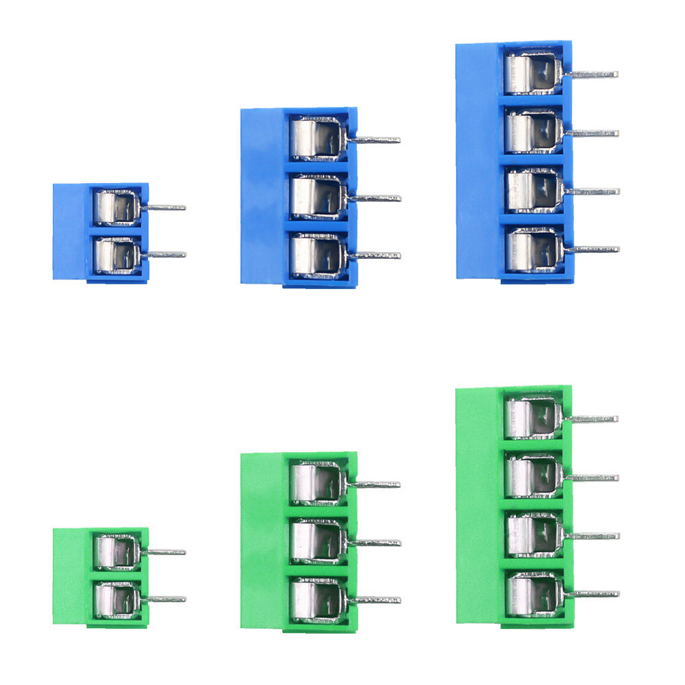 10PCS PCB Terminal Block Connector Pitch 5.0mm KF301 Straight Pin 2P 3P ...