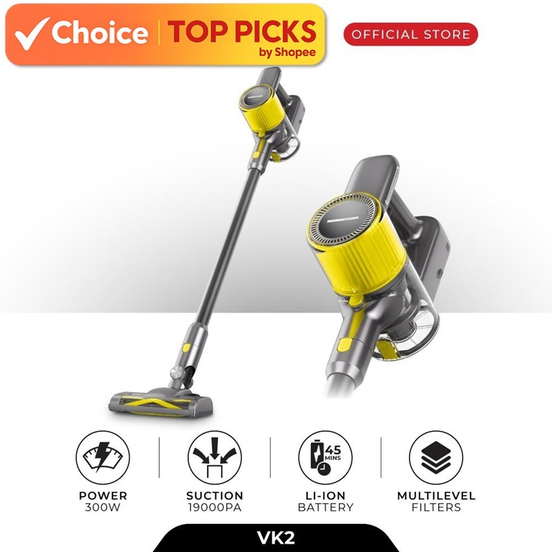 Bossman Kaden, Cyclomax Pro VK2 Wireless Cordless Vacuum Cleaner ...