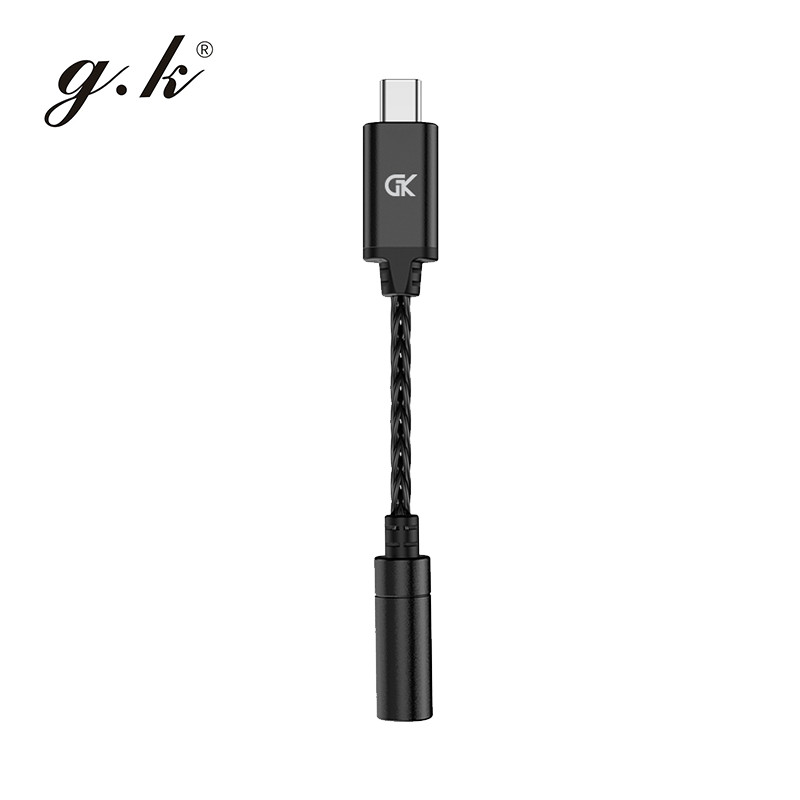 GK-X1 DAC AMP Adapter Type-C To 3.5mm Audio Cable chip Earphone ...