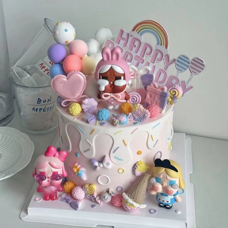 [Ready Stock] 6pcs set Cry Baby kek hiasan cake topper cake decoration ...