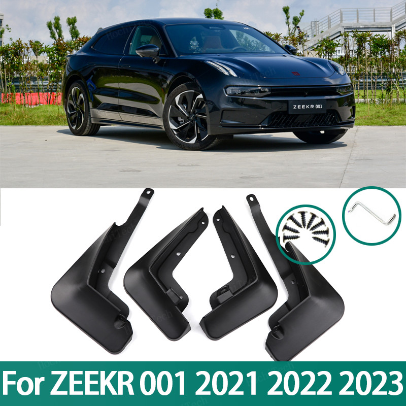 4Pcs/set Plastic Splash Guards Fender Mud Flaps Mudguards For ZEEKR 001 ...