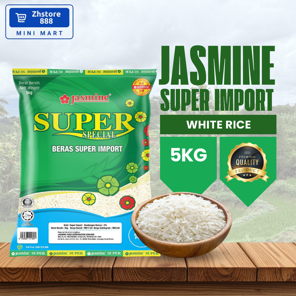 BERAS JASMINE SUPER SPECIAL 5KG RICE | Shopee Malaysia