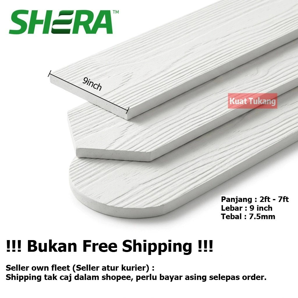 SHERA PLANK 9 INCI x 7.5MM / FACIAL BOARD / PAPAN CANTIK / PAGAR ...