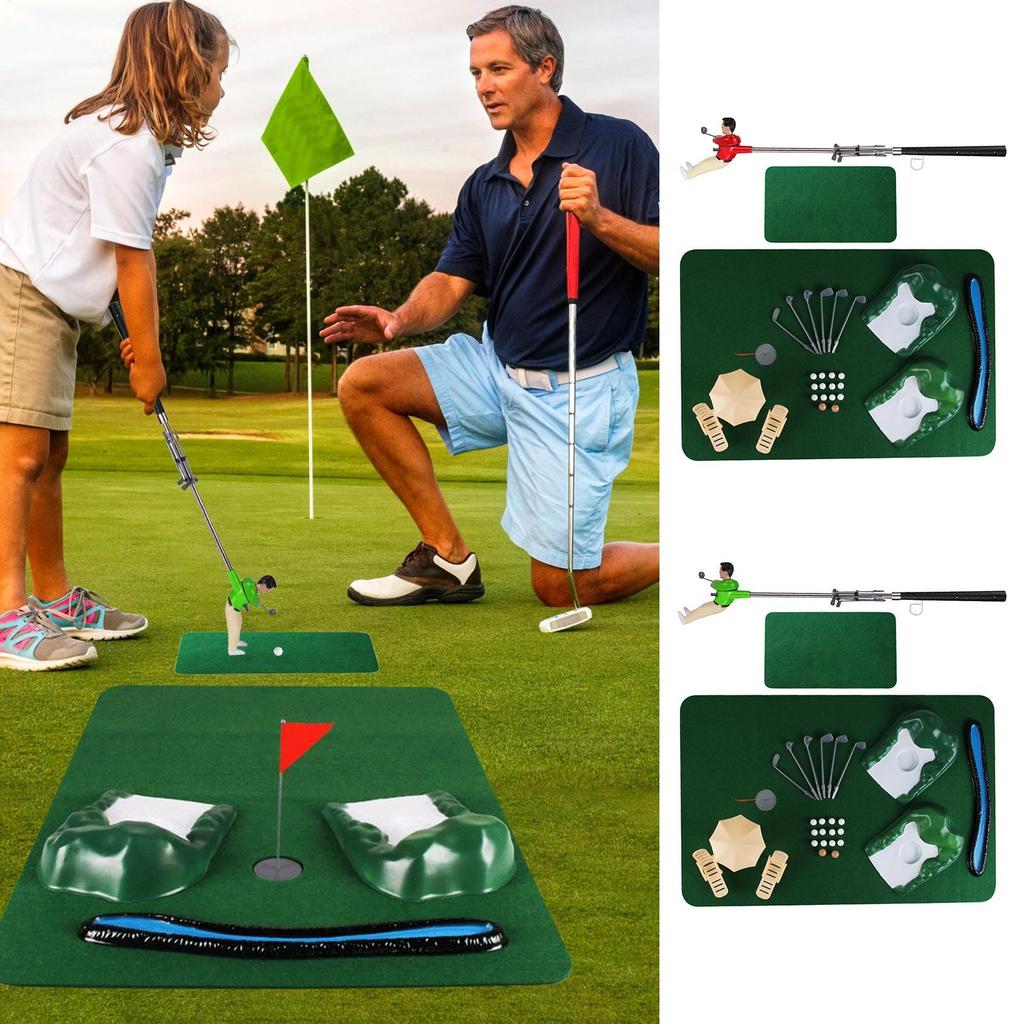 Mini Golf Course Funny Mini Golfer Golf Games Set Golf Toy Holiday Gift ...