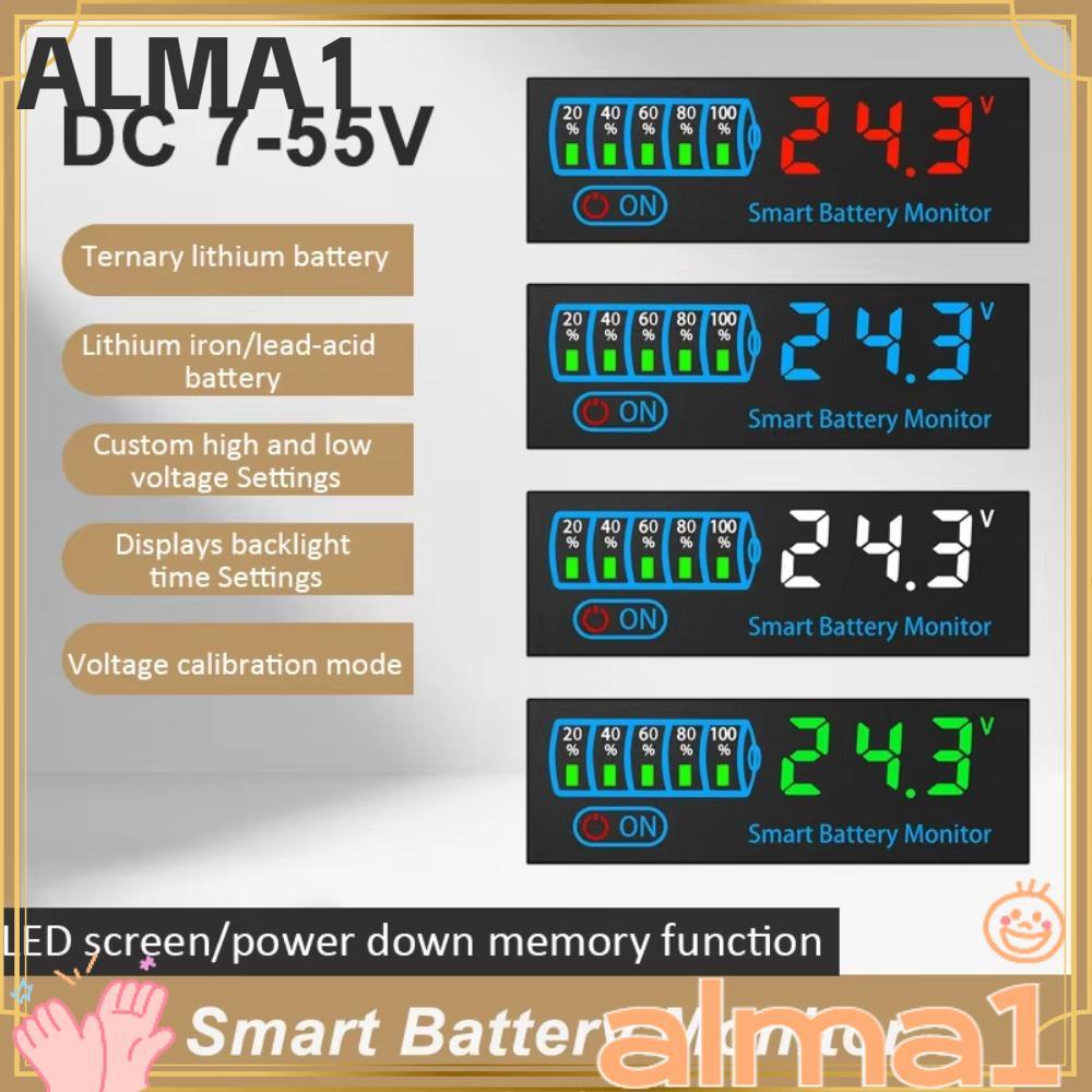 ALMA Battery Level Indicator, Meter Module Display Meter Lead Acid ...