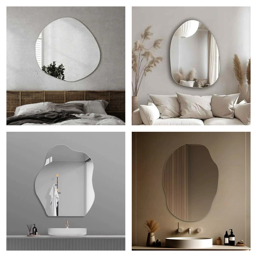DEKO LED Wall Mirror with Light Cermin Dinding Lampu Vanity Mirror ...