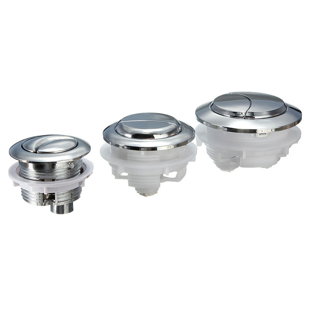 [Isn] Plastic Dual Flush Toilet Water Tank Push Button With 2 Rod for ...