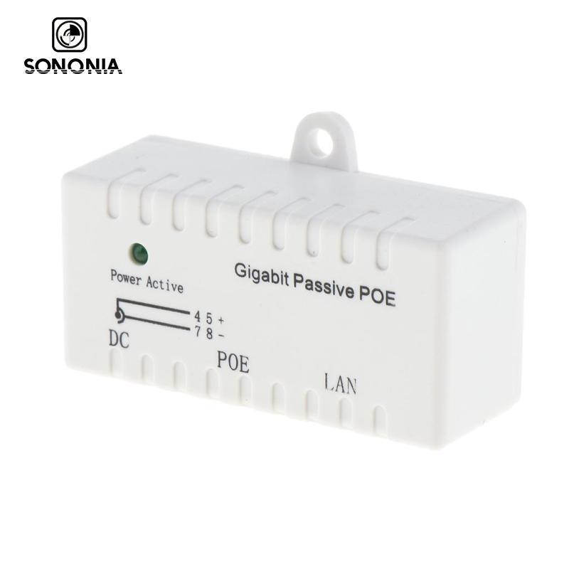 [SONONIA] Gigabit Power Over Ethernet Passive PoE Injector Splitter for ...
