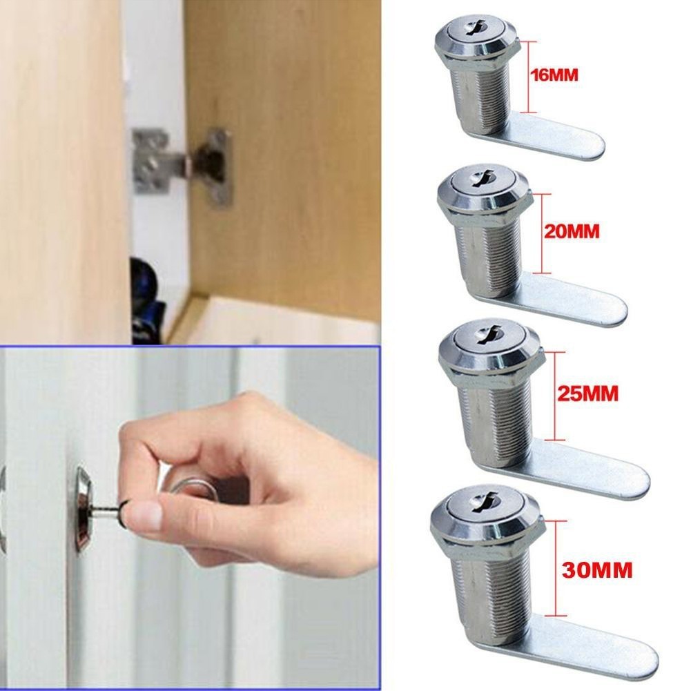 [CRAZYSPE]Cam Lock for Door Locker Cabinet Drawer Cupboard Mailbox 20mm ...