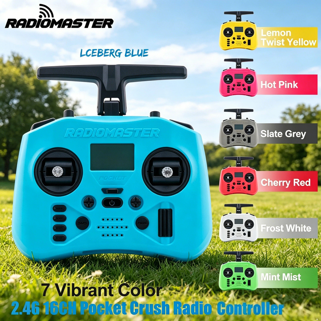 RadioMaster Pocket Crush 2.4GHz 16CH ELRS RC Controller Foldable ...