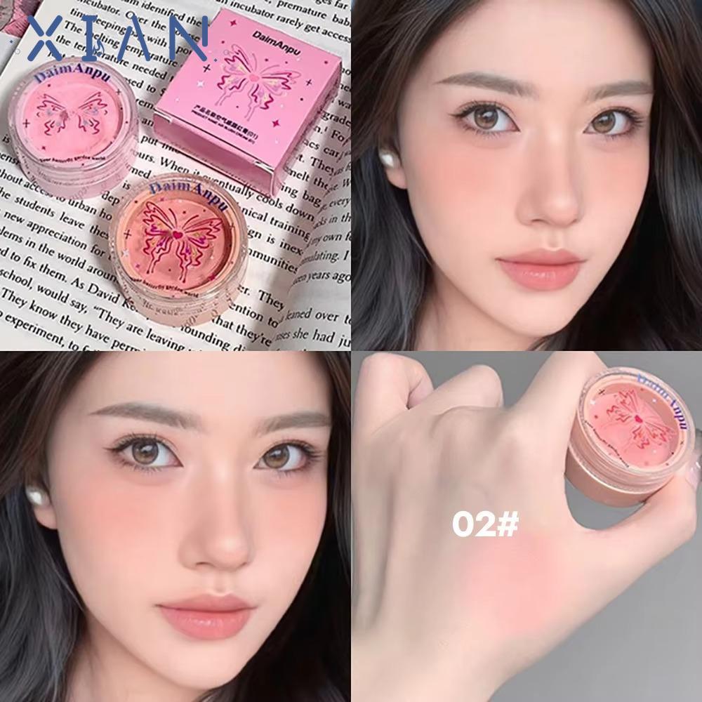 XIANEE Cheek Blush Cream, Long-Lasting Swelling Color Cream Blusher ...