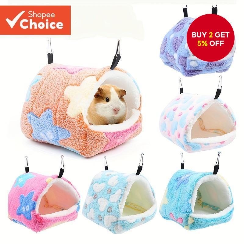 Soft Small Animal Sleeping Bed for Rabbits, Guinea Pigs, and Hamsters ...
