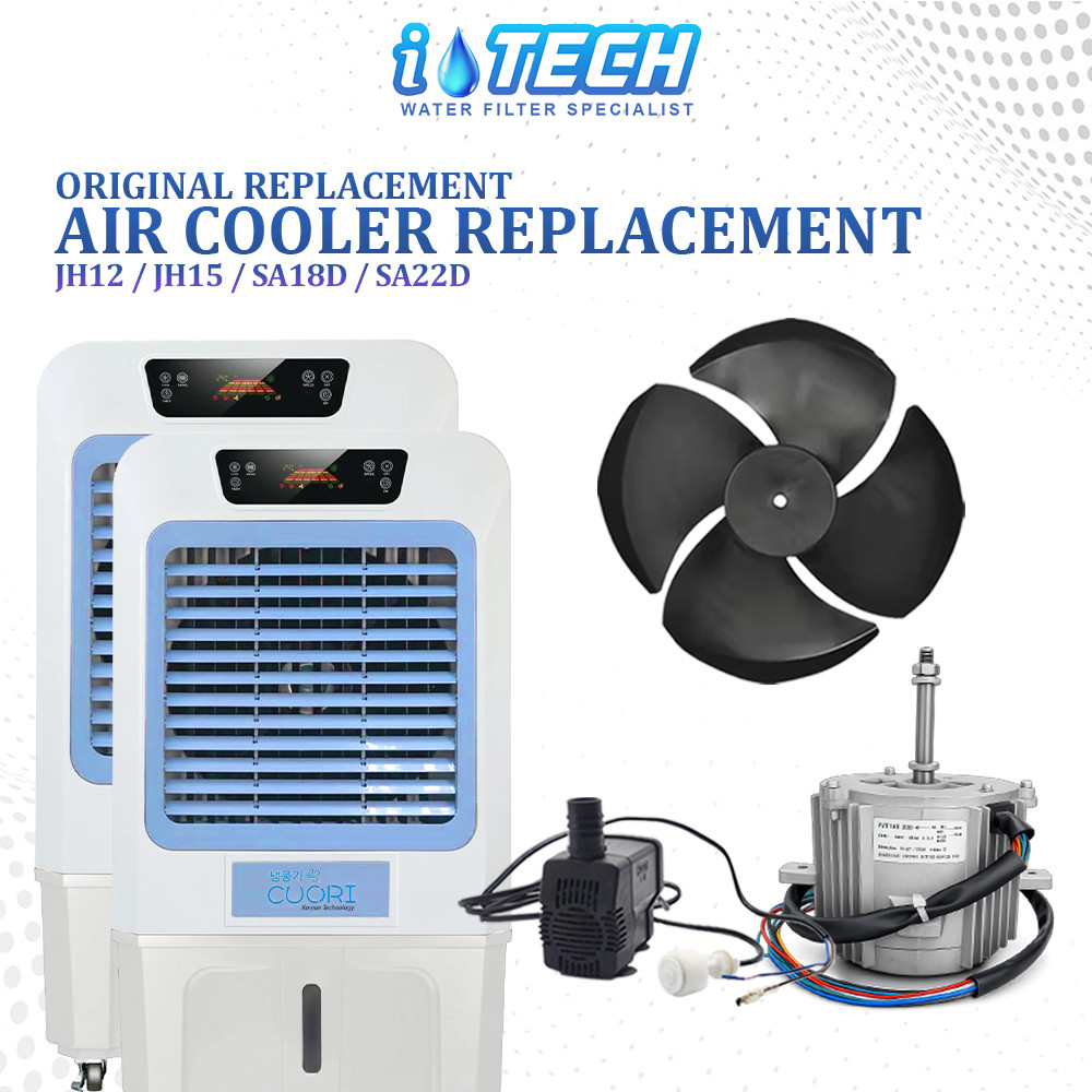 I-TECH Air Cooler Fan Blade / Water Pump / Top Cover Replacement for ...