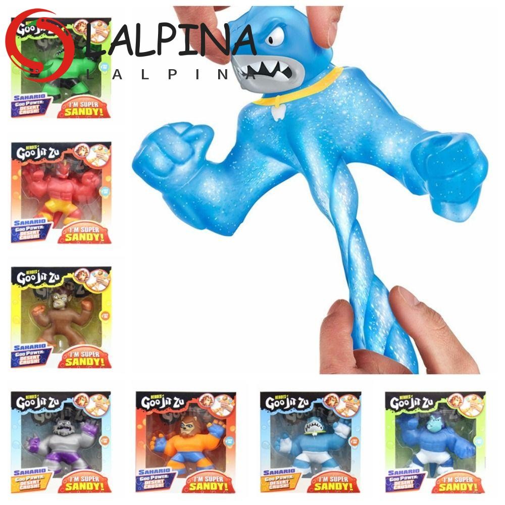 LALPINA Goo Jit Zu Games Squeeze, Animal Rubber Man Crocodile Super ...