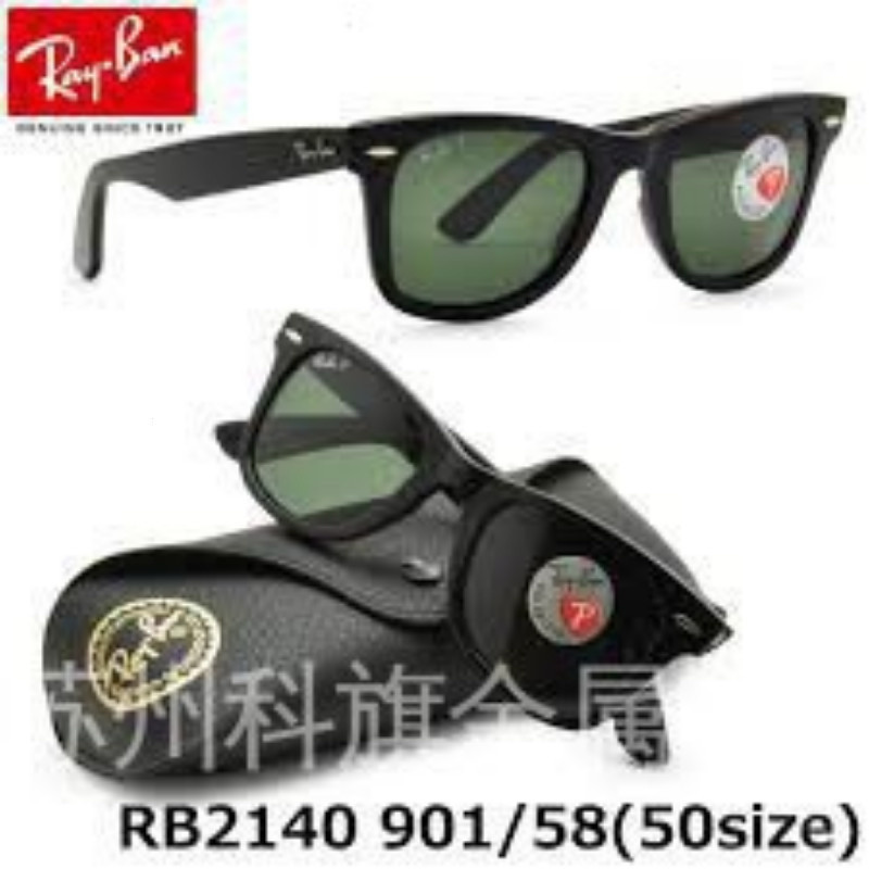 RayBan Wayfarer Itali Juruterbang Cermin Mata Hitam Ray-Ban rb2140 901 ...