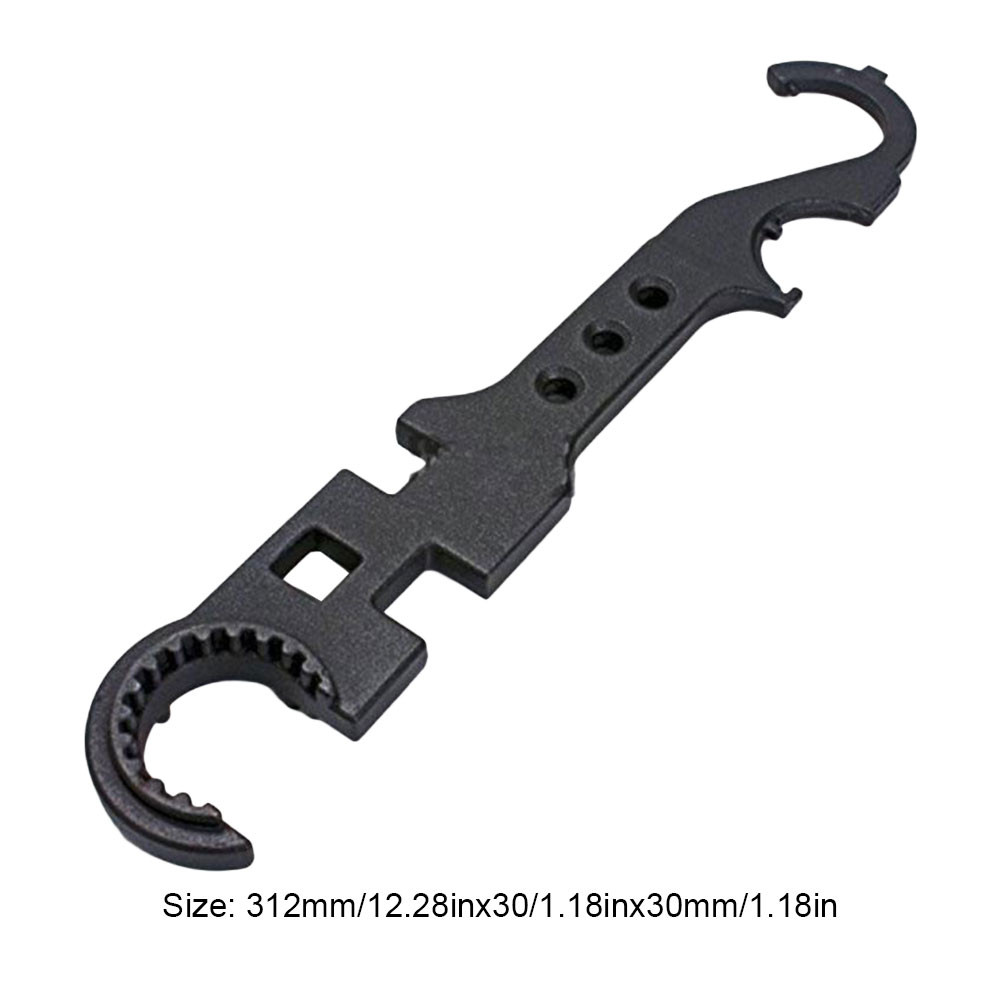 Multi-Function Wrench Multi Barrel Nut Spanner 40CR Steel Armored ...