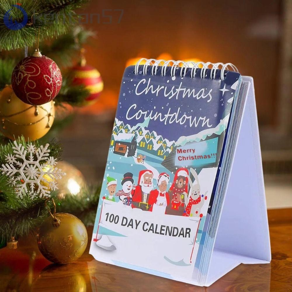 KENTON Tear Off Countdown Calendar, Creative 100-Day Advent Calendar ...