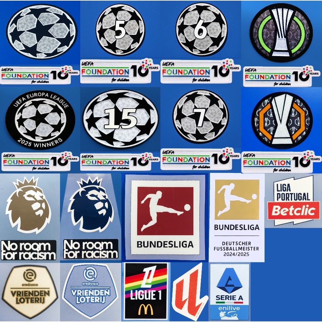 Patch! 2025/26 season Add league football patches on clothes (Premier ...