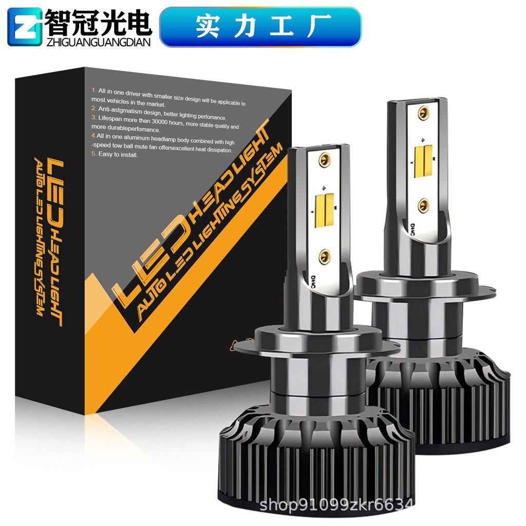 Mentol Lampu LED Kereta Penukaran Tiga Warna Super Terang H7 H1 H11 ...