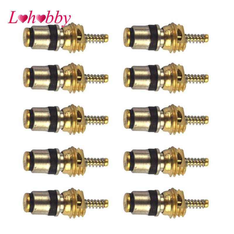 [Lohobby] 10x Car Air Conditioning Valve Stem Cores for Volvo Citroen ...