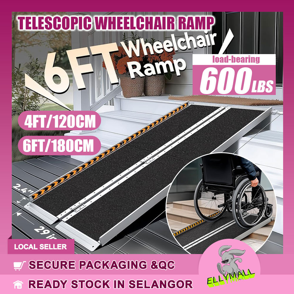 Wheelchair RampAluminum Portable Folding Ramp Wheelchair Climb Up Stair ...