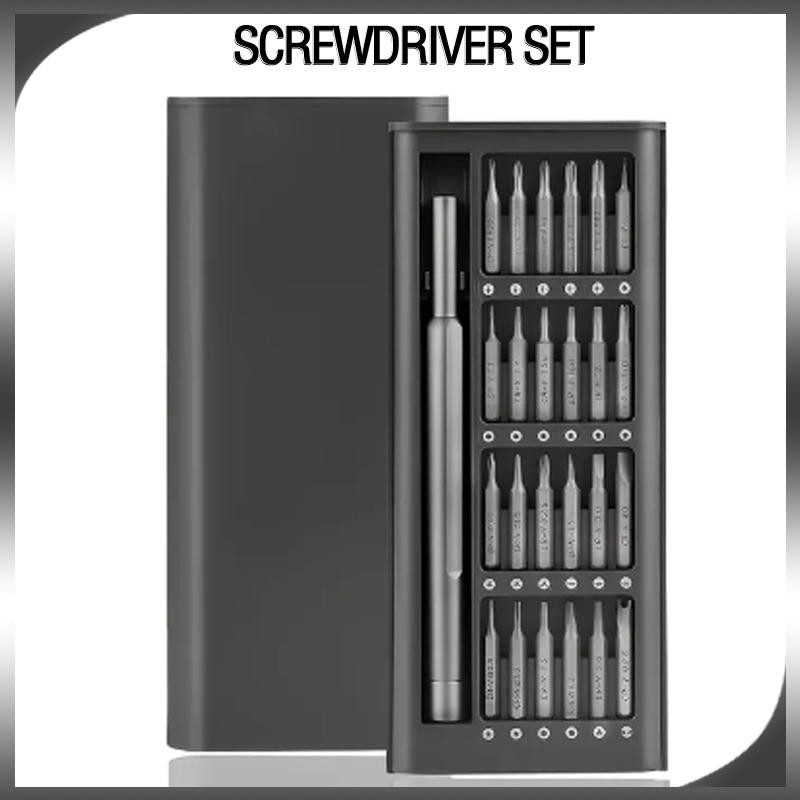 24 in1 Magnetic Precision Screwdriver Set Pemutar Skru Ketepatan Magnet ...