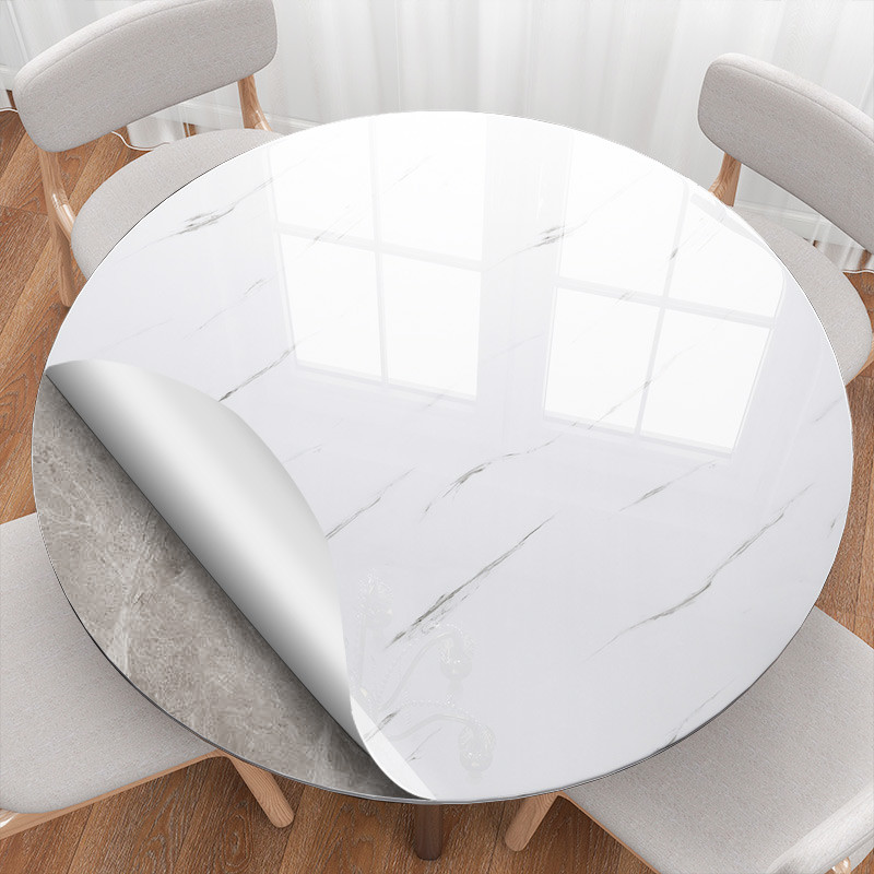 Round Desktop Refurbished Stickers Waterproof and Oil-Proof Self ...