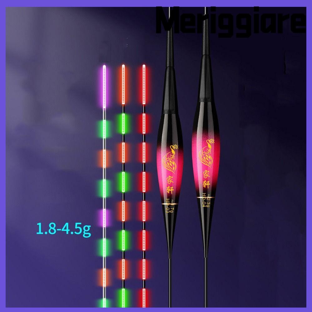 MERIGGIARE Electronic Fishing float, Indicator Buoy Strike Light Float ...