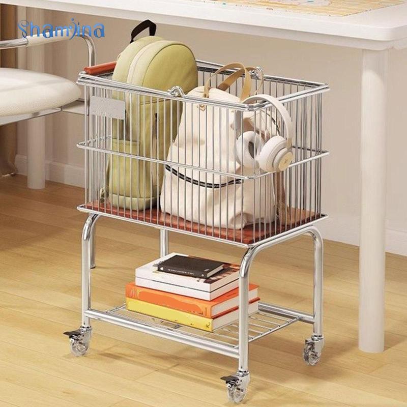[Shamjina] Rolling Laundry Cart with Removable Laundry Basket, Toilet ...