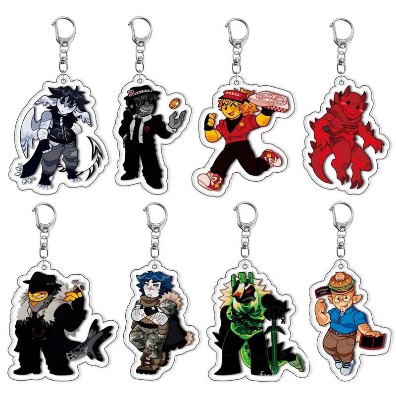 Layered Forsaken Roblox Game Character Acrylic Keychain | Shopee Malaysia