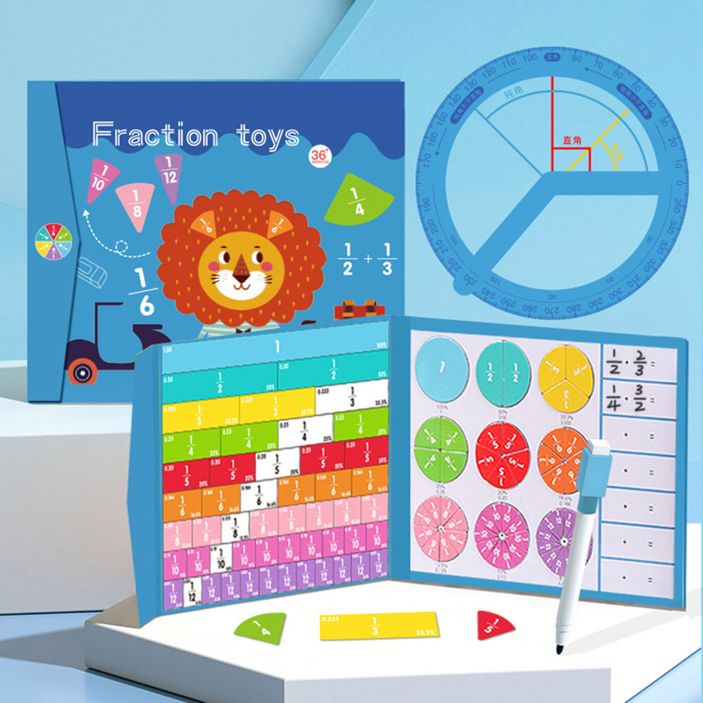 Fractions Manipulatives Multifunction Score Disk Demonstrator Math ...