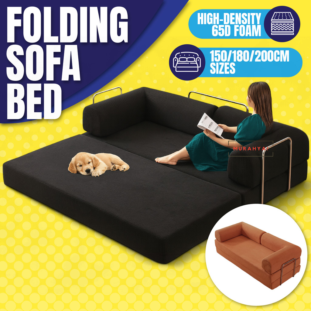 Compression Sofa Bed Foldable Sofa Lipat Katil Minimalist Sofa Ruang ...
