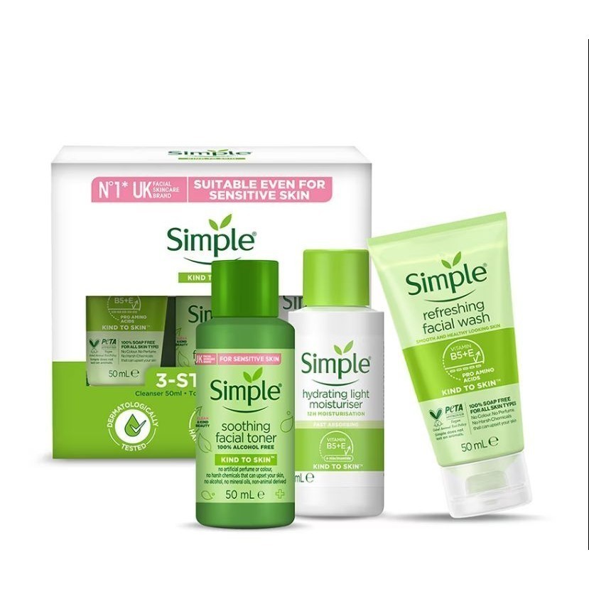 SIMPLE 3-STEP KIT 50ML | Shopee Malaysia