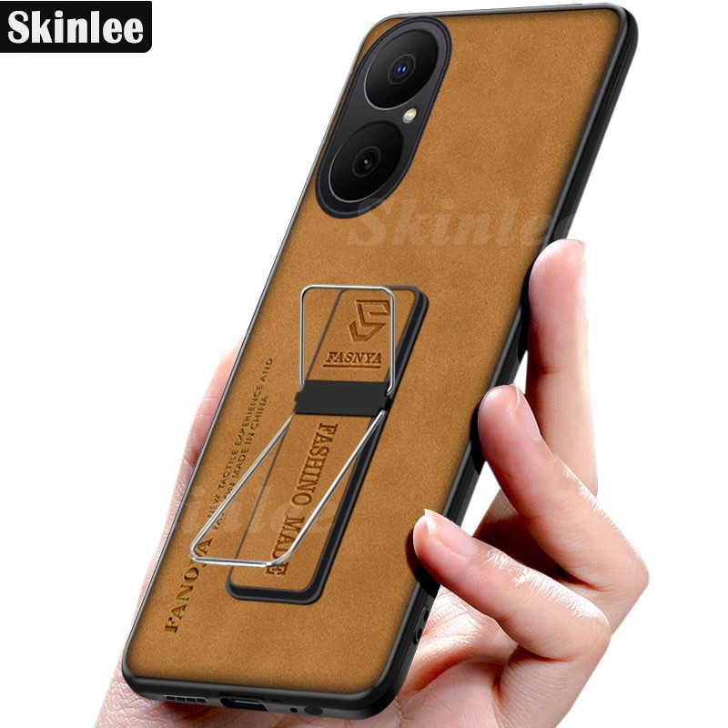 For Huawei Nova Y73 Smart Case Fluff Hard Cortex Plush Cover with Soft ...