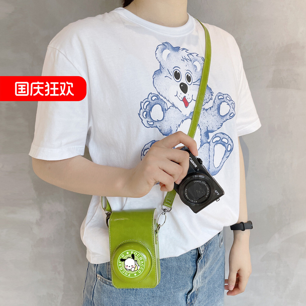 Camera Bag 3 Canon 5 Suitable for G7XII Sony ZV1 Black Card rx100m7 ...