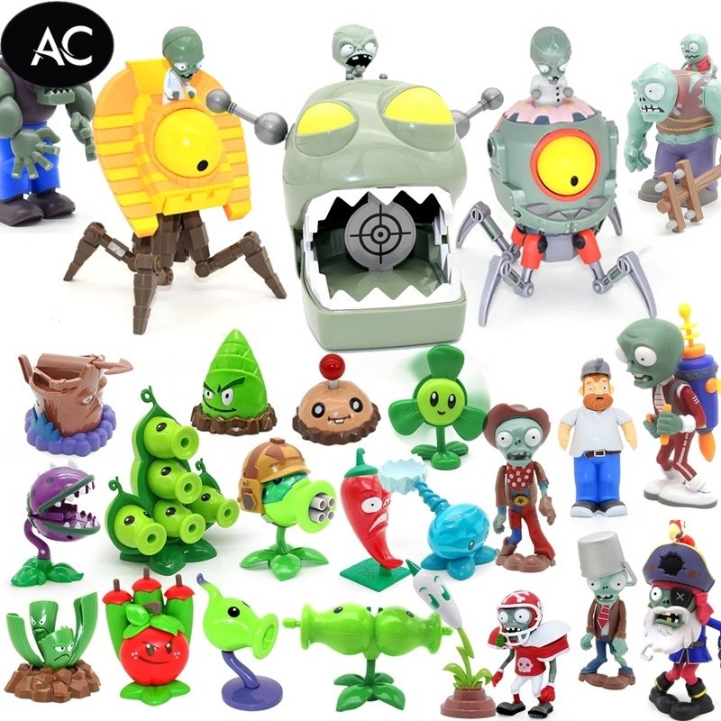 AC Battle Game PVZ Plants vs. Zombies Single Zombie Dolls in Bulk Plant ...