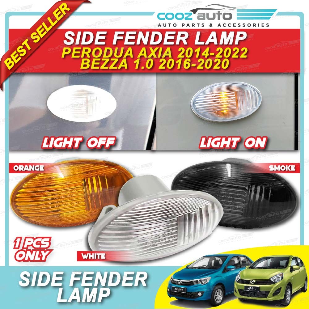 Perodua Axia 2014 - 2022 Bezza 1.0 2016 - 2020 Signal Lamp Side Signal ...