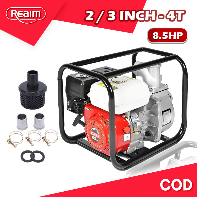 REAIM 8.5HP Gasoline Water Pump Heavy Duty Gasoline Engine Water Pump ...