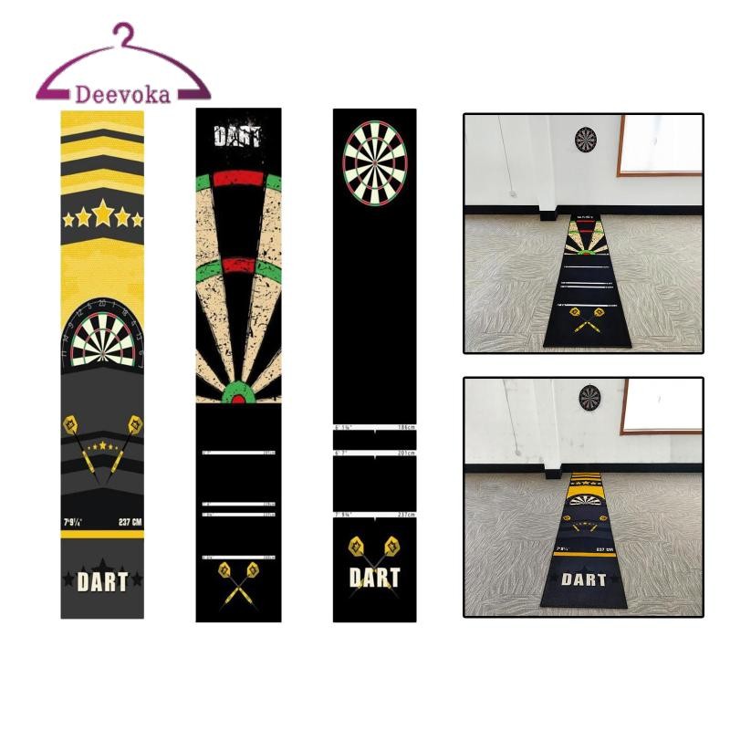 [deevoka] Dart Carpet Indoor Outdoor Professional with Throw Lines ...