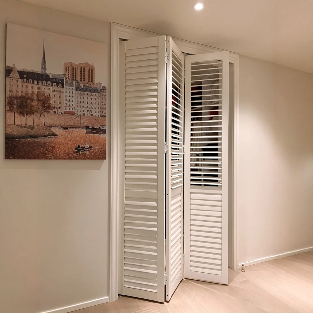 Louvered Door Partition Screen for Study, Bedroom, Cloakroom, Modern ...