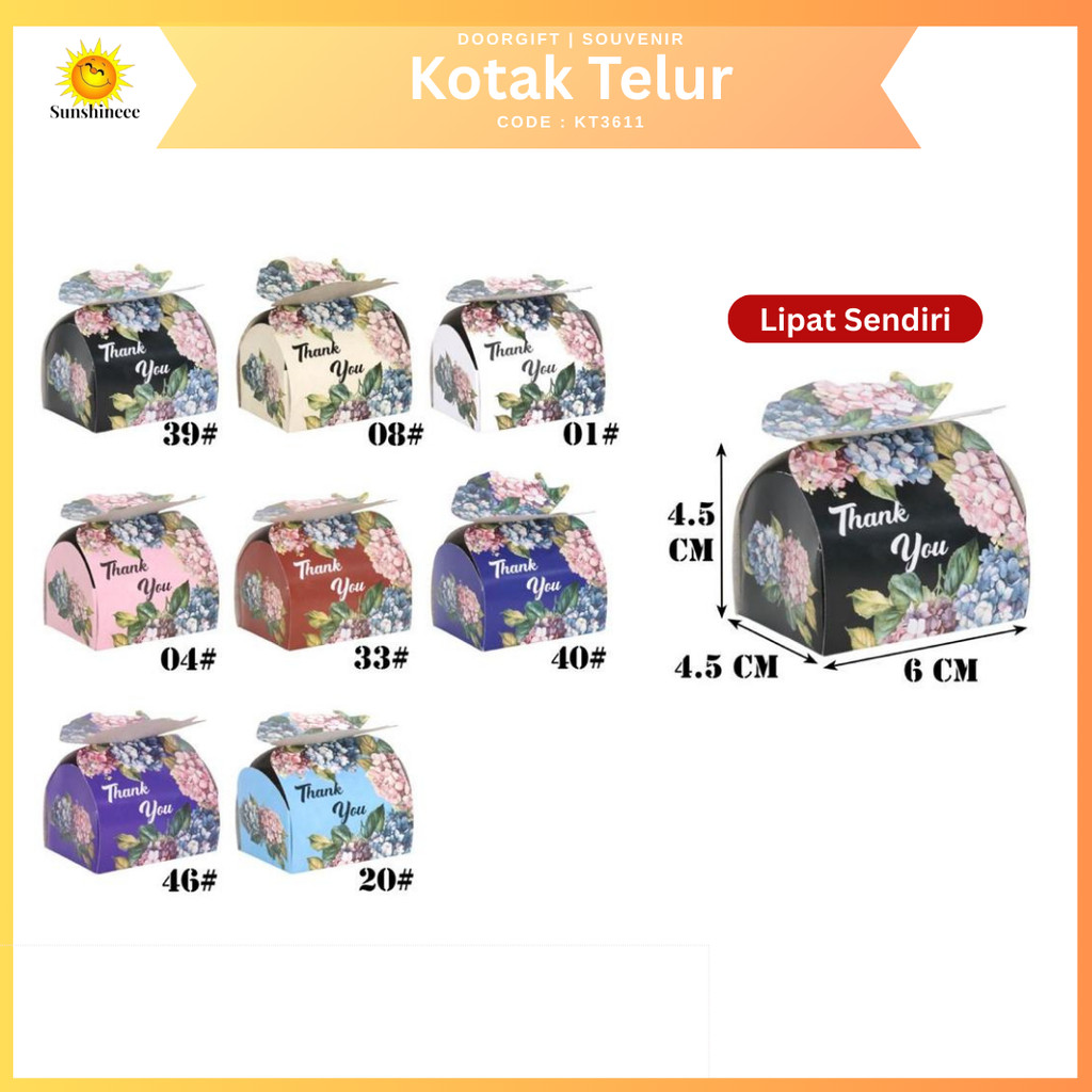 VISTA | Kotak Telur 100pcs | Egg Box | Gula-gula | Goodies | Box Gift ...