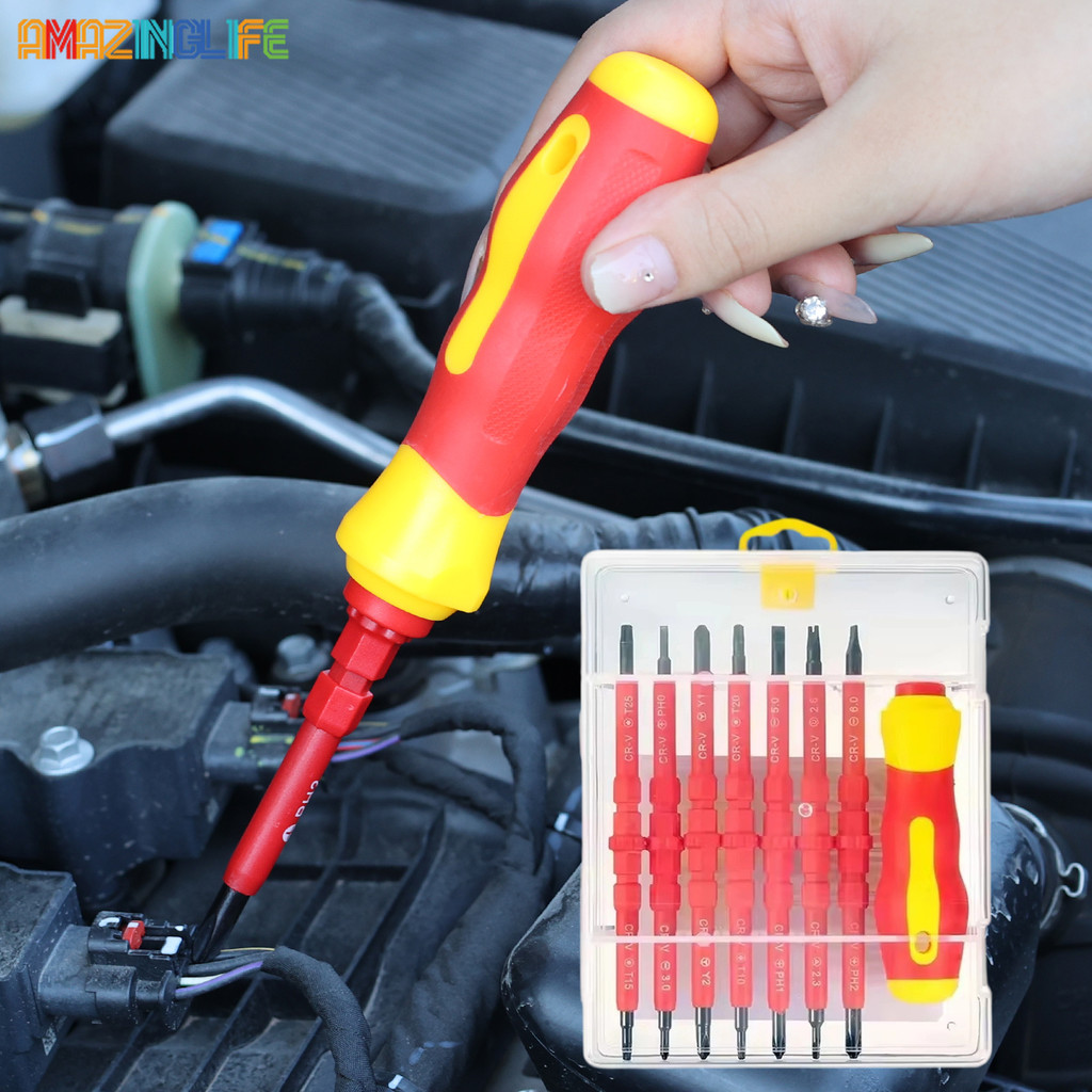 Electrician Hand Tools Set Multifunctional Magnetic Insulated ...